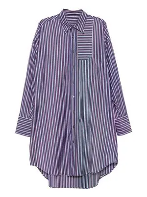 MARINA YEE Striped Shirt - Blue