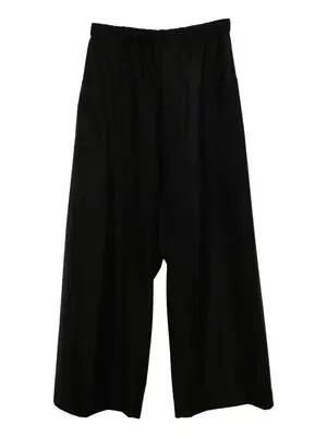 MARINA YEE Wool Wide-leg Trousers - Black