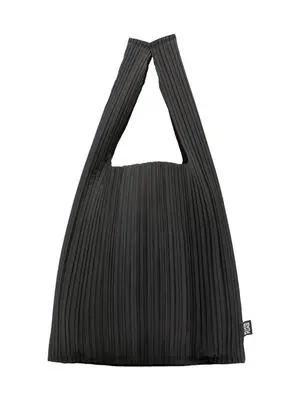 Issey Miyake Pleated Tote Bag - Black