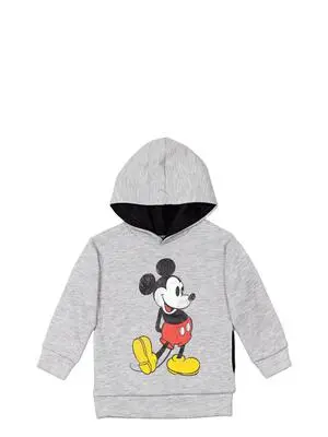 Disney Printed Pullover Hoodie Grey