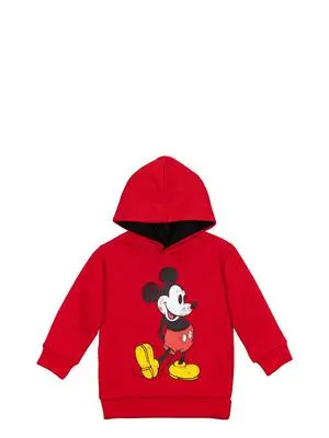 Disney Printed Pullover Hoodie Red