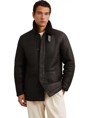 REISS Raven Shearling Jacket