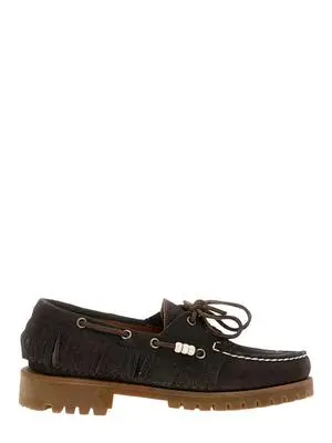 SEBAGO Fringed Boat Shoes - Brown
