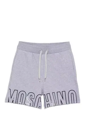 Moschino Logo-print Shorts - Grey