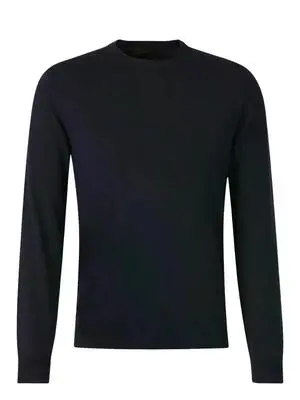 ZANONE Cotton-Blend Sweater Black