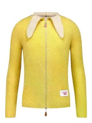 CHARLES JEFFREY Zip-up Sweater - Yellow