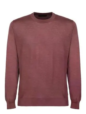 SLOWEAR Crewneck Knitwear - Red