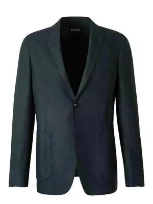 Zegna Single-breasted Suit Jacket - Black