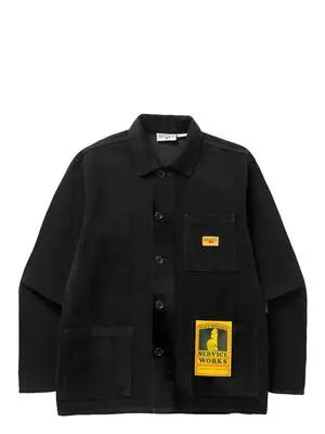 SERVICE WORKS Corduroy Shirt Jacket - Black