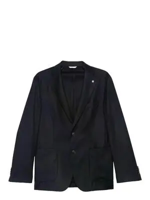 MANUEL RITZ Wool Blazer - Blue