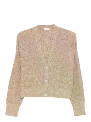 Liu Jo V-neck Cardigan - Brown