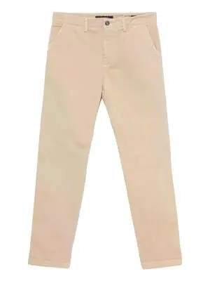 40WEFT Stretch-cotton Straight Leg Pants - Neutrals