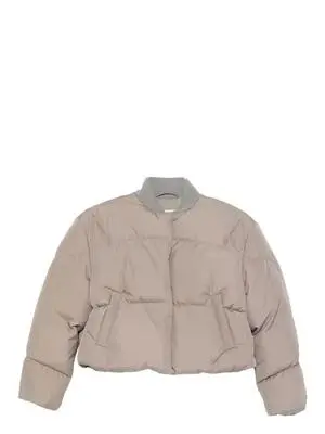 Khrisjoy Padded Bomber Jacket - Neutrals
