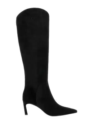 Guess Suede Knee-length Boots - Black