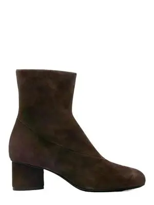 VIC MATIE 50mm Zip-up Ankle Boots - Brown