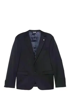 MANUEL RITZ Stretch-wool Single-breasted Suit - Blue