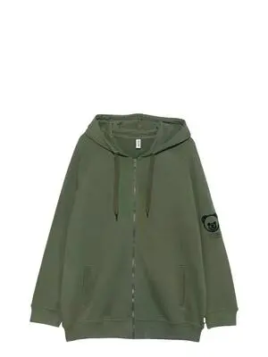 Moschino Cotton Zip Hoodie - Green