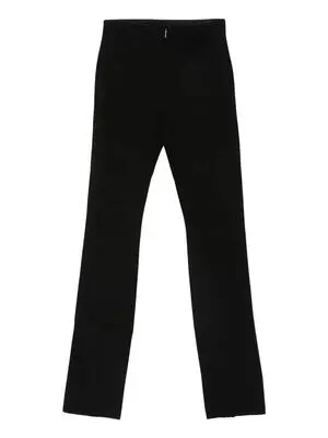 Sportmax Straight-leg Knitted Trousers - Black