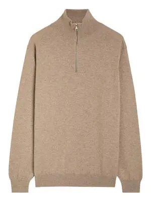 BEGG & CO. Heriot Half-Zip Cashmere Jumper