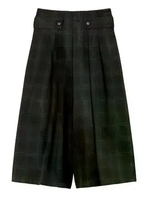 TWINSET Tartan-checked Trousers - Green