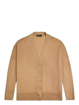 FAY V-neck Button-up Cardigan - Neutrals