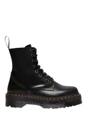 Dr. Martens Jadon Leather Platform Boots - Black