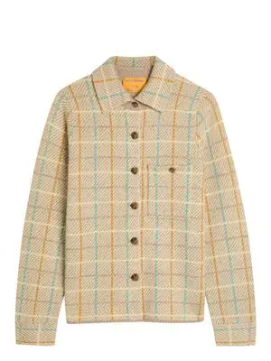 Guest In Residence Dylan Plaid Cashmere Shirt - Stripe