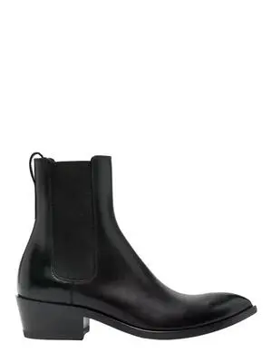 TOM FORD Pointed-toe Chelsea Boots - Black