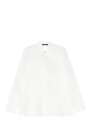 SAPIO Long-sleeved Buttoned Shirt - White