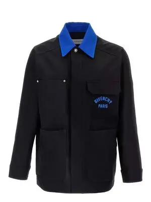Givenchy Logo-embroidered Jacket - Black