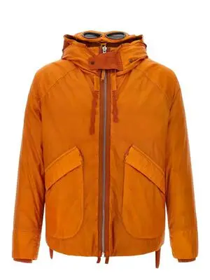 C.P. COMPANY Padded Hooded Jacket - Orange