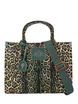 Kurt Geiger Southbank Leopard Print Tote Bag - Brown