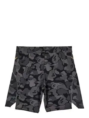 ADIDAS BAPE FB Camo-Pattern Track Shorts