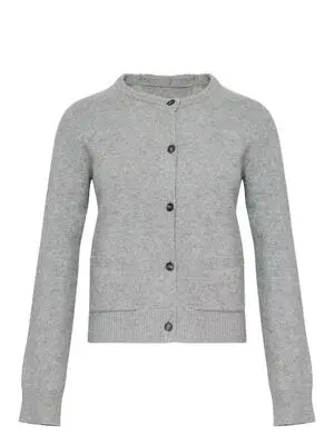 MAISON MARGIELA Patch-pocket Button Cardigan - Grey