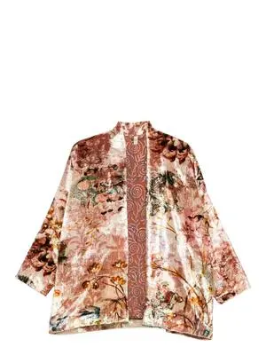 YAVI Floral-print Jacket - Pink