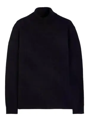 Aspesi Roll-neck Pullover Sweater - Black