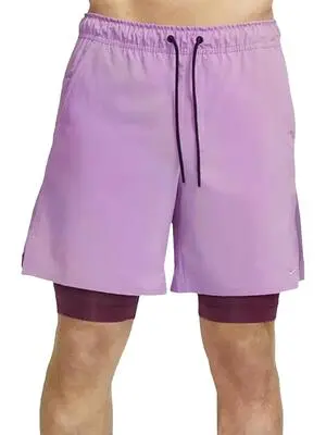 Nike Dri-fit 2-in-1 Shorts - Purple