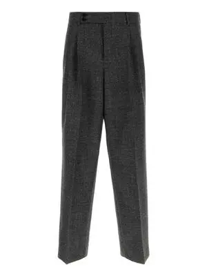 Dolce & Gabbana Two-tone Wool Trousers - Black