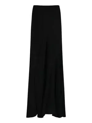 P.a.r.o.s.h Cady Midi Skirt - Black