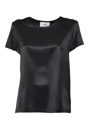 SOLOTRE Short-sleeve Top - Black