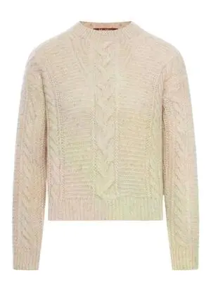 Max Mara Cable-knit Top - Neutrals