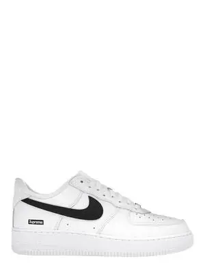 Nike Force 1 Low Supreme Sneakers - White/black
