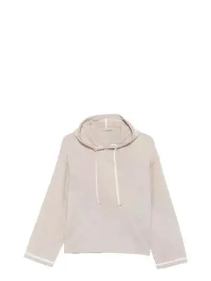 PUROTATTO Silk-blend Hoodie - Neutrals
