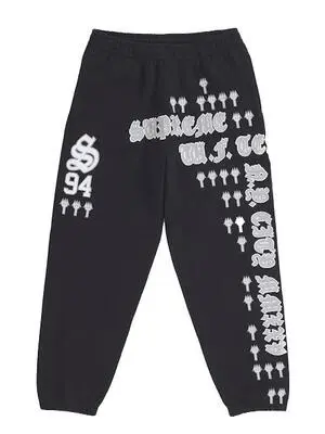 Supreme League Champs Sweatpant - Black