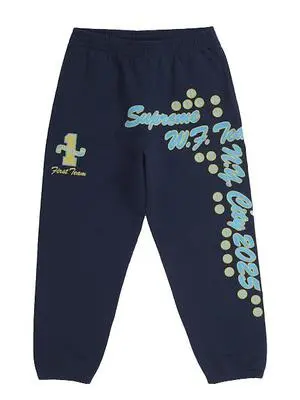 Supreme League Champs Sweatpant - Navy Blue