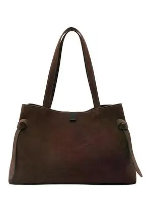 Yuzefi Tie-detail Tote Bag - Brown
