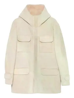 DONDUP Hooded Jacket - Neutrals