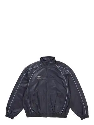 Supreme Umbro Leather Track Jacket - Navy Blue
