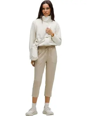 Lululemon Pull-on Mid-rise Tapered-leg Cropped Pant 23 - Trench