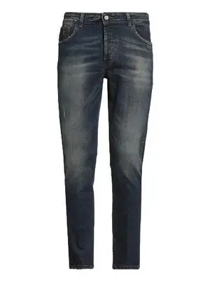 ENTRE AMIS Cotton-elastane Skinny Jeans - Blue